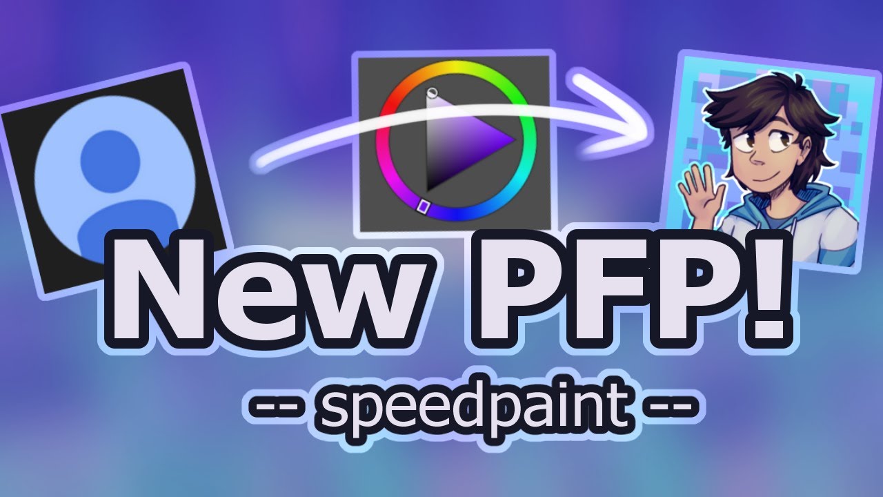 Speedpaint || new pfp for my channel (no commentary) - YouTube
