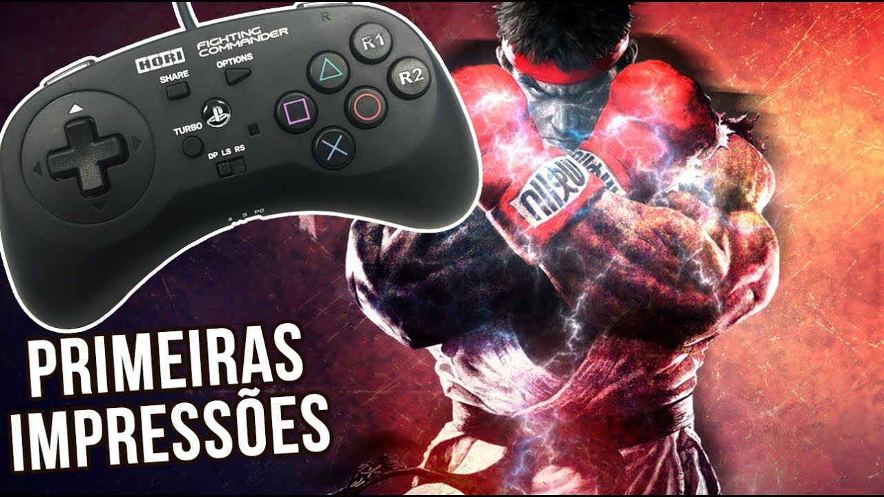 Hori Fighting Commander 4 - Unbox e Primeiras Impressões - YouTube