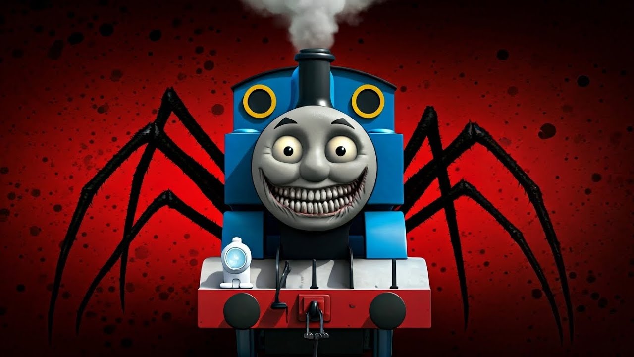 Creepy thomas the train exe in a abandoned Tunnel #thomasexe # ...