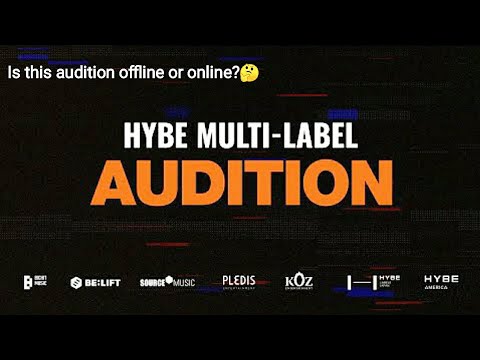 Hybe Multi label audition| Full information|| Shine kpop - YouTube