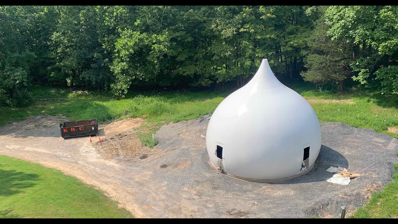 Meditation Hall -- Finalizing the Dome - YouTube
