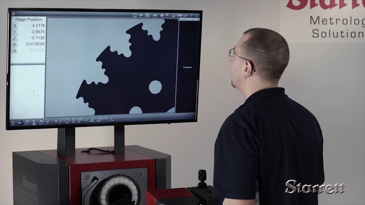 Optimax - Starrett HDV500 Horizontal Digital Video System - YouTube
