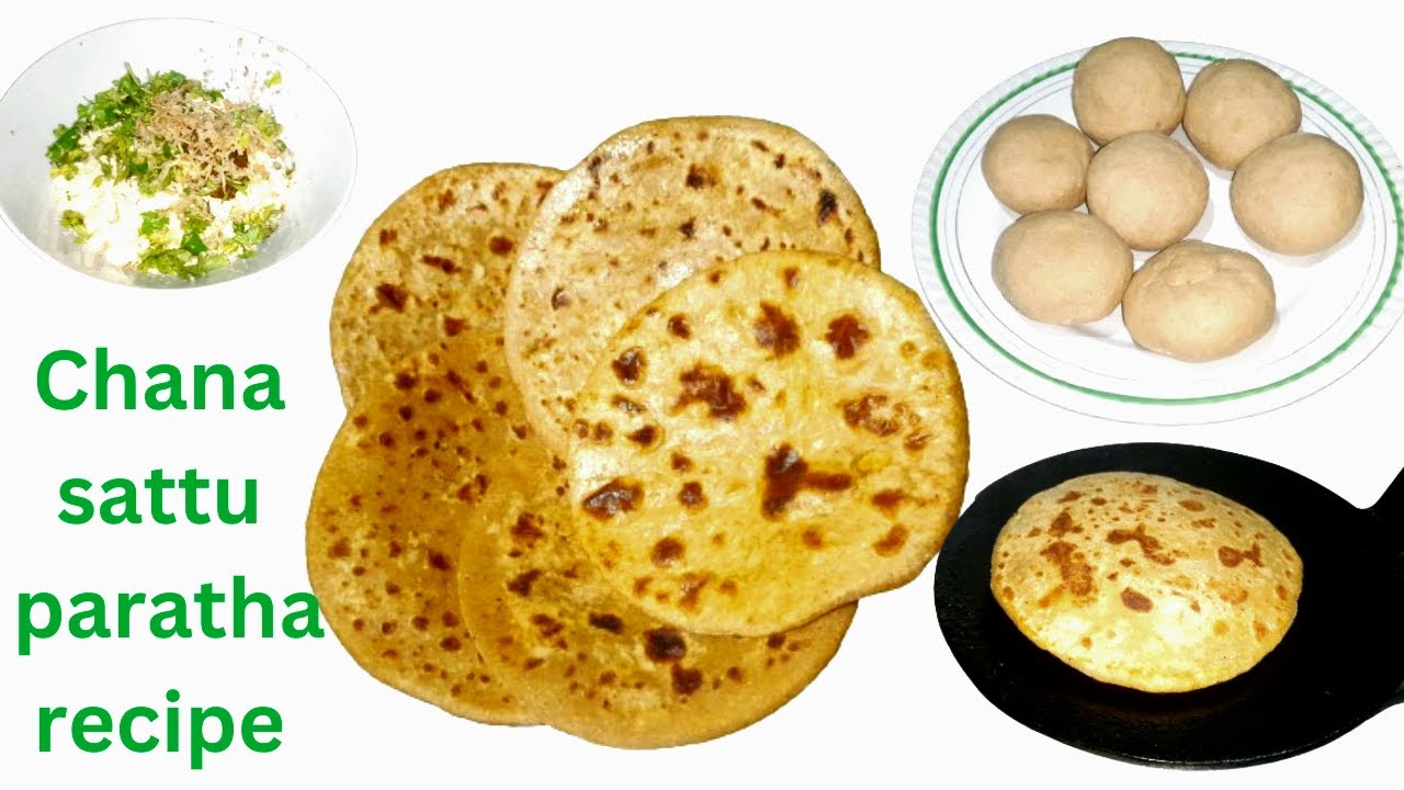 Chana sattu paratha recipe/sattu roti recipe/Bihari style sattu paratha ...