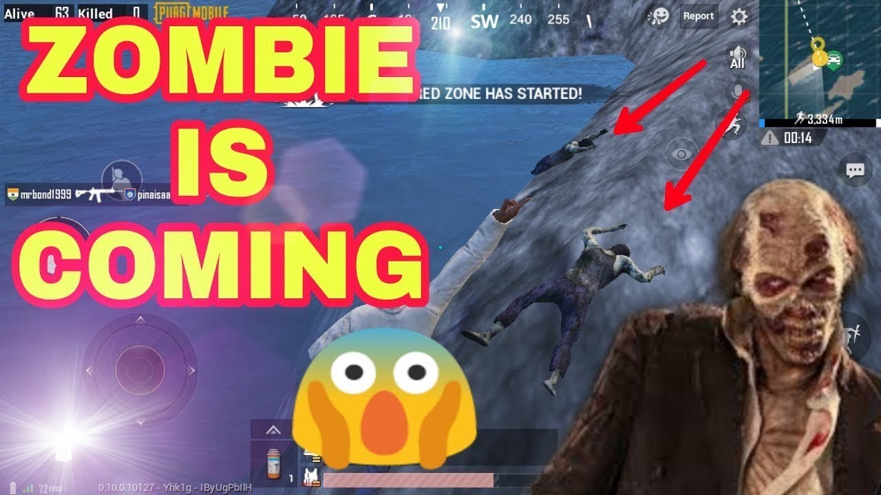Pubg mobile zombie is Here || pubg mobile new update zombie mode - YouTube