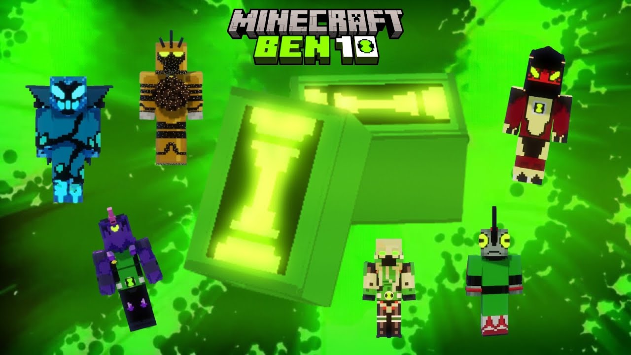 NOVO MOD/ADDON DE BEN 10 NO MINECRAFT JAVA 1.12.2!! - YouTube