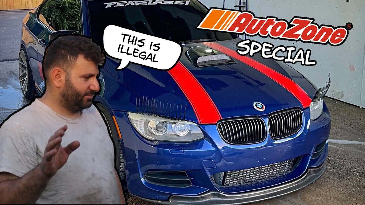 PURPOSELY RICING OUT MY BMW 335IS *Autozone Special* - YouTube