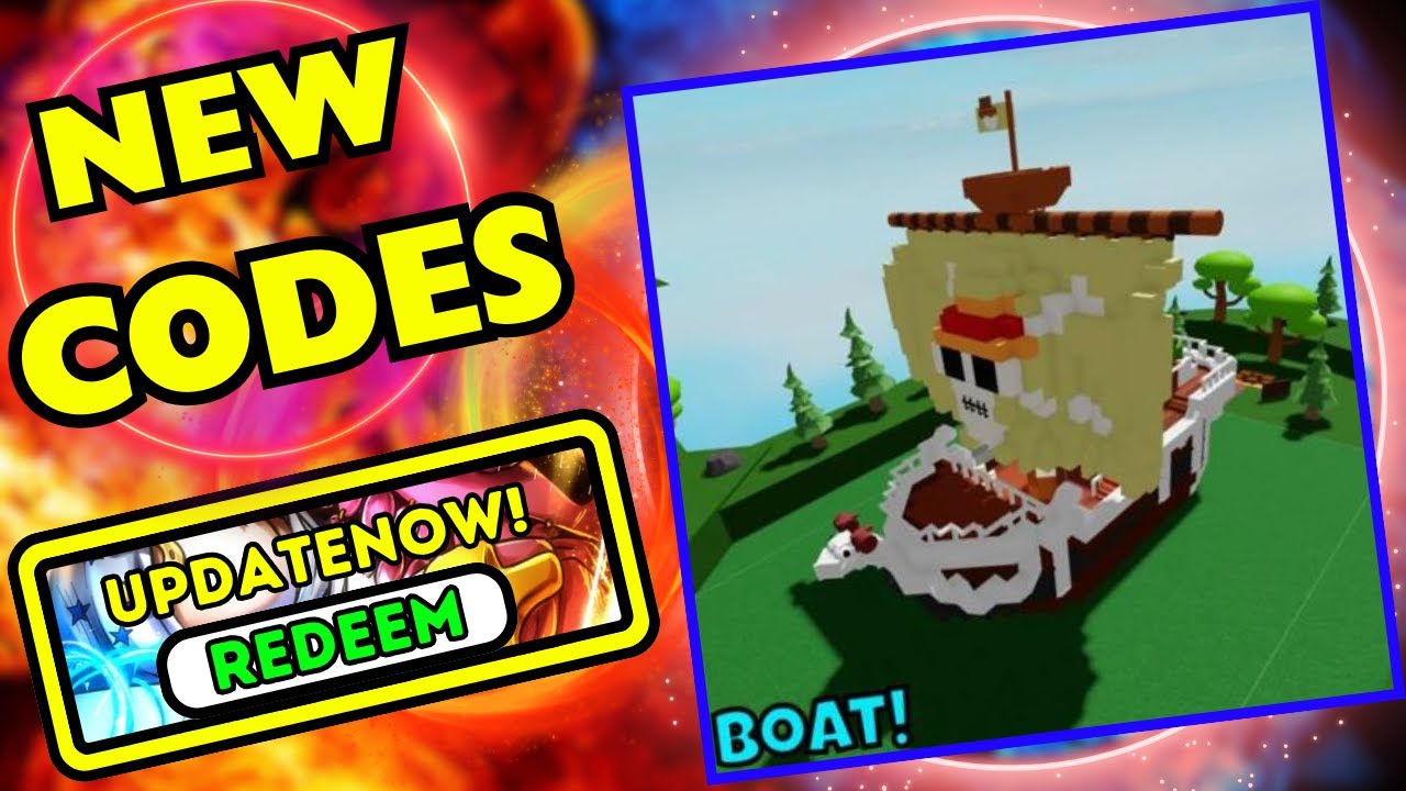 ⚠️New⚠️ ALL WORKING UPDATE CODES For Build A Boat With Blocks- Roblox ...