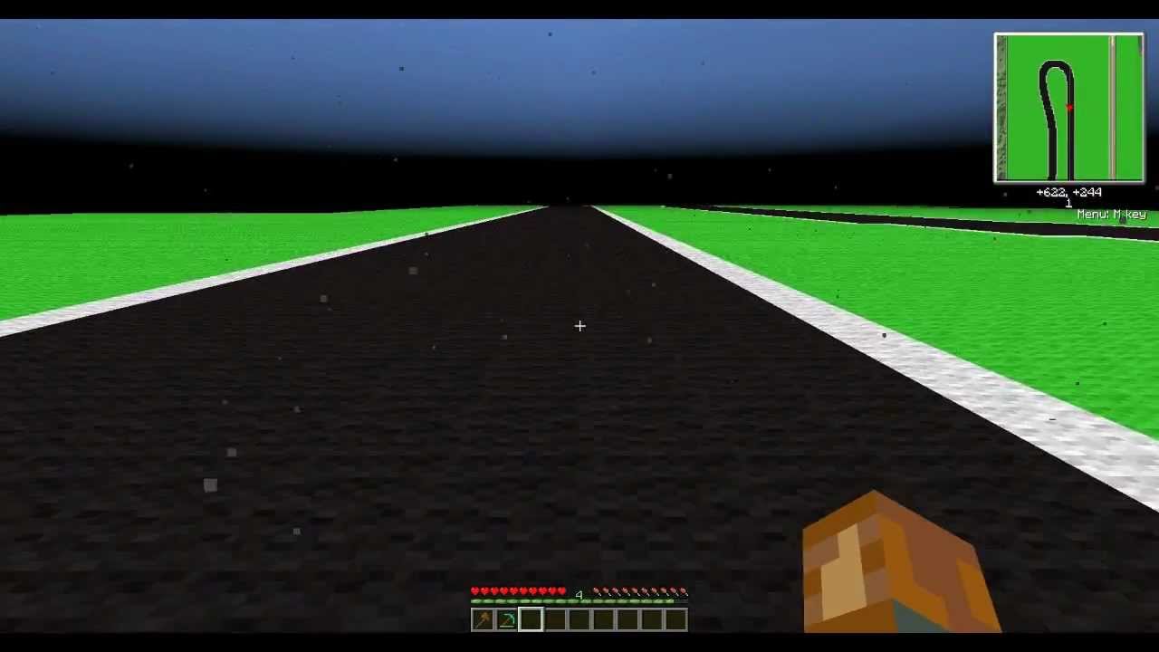 Nürburgring in Minecraft (Original Size 1:1) - YouTube