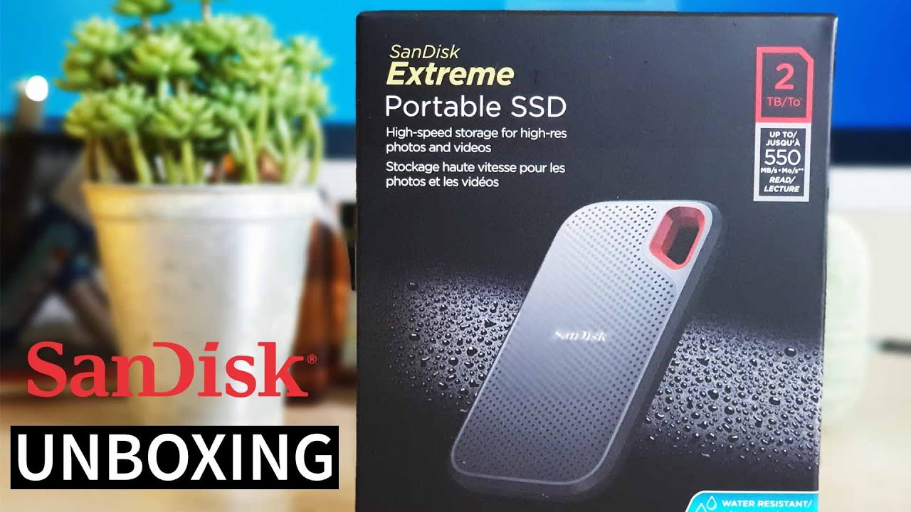Unboxing: SanDisk Extreme Portable SSD (2TB) - YouTube