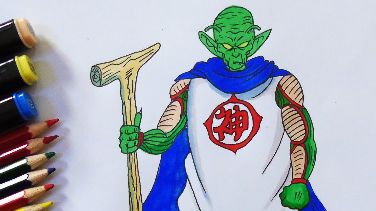 Drawing Kami of dragon ball - YouTube