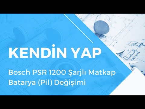 Bosch PSR 1200 Şarjlı Matkap Batarya (Pil) Değişimi 4K-2021