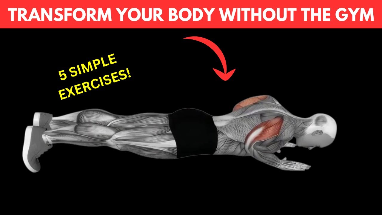 5 Exercises To TRANSFORM Your Body Without Gym Equipment Quickly - YouTube
