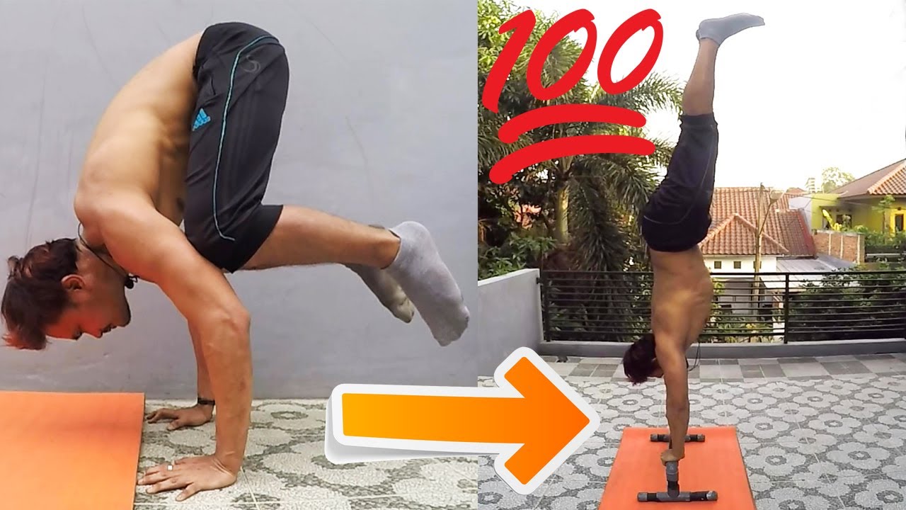 Latihan&Tips Efektif Bisa HANDSTAND HOLD Pemula, Cara Tutorial Drills ...