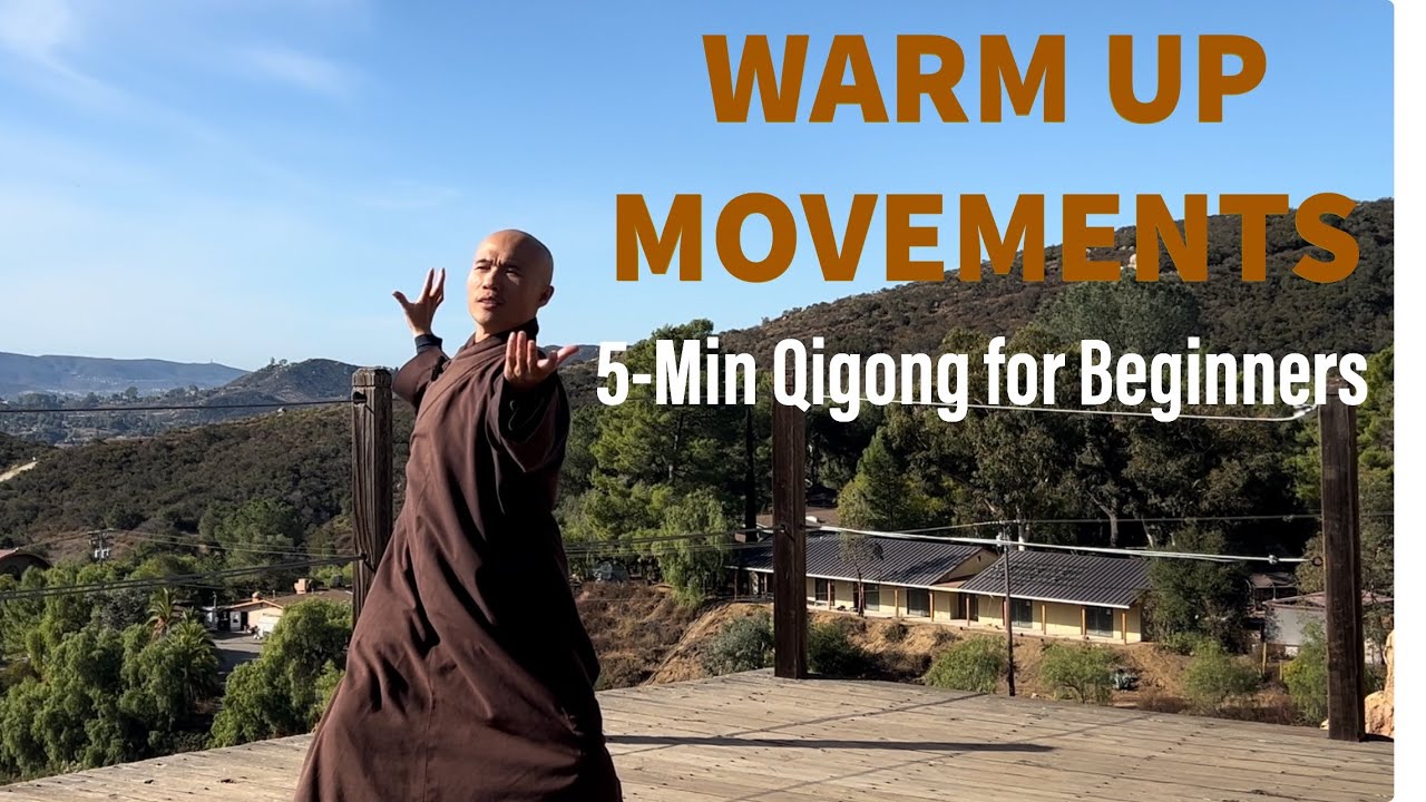 5-Minute Qigong For Beginners | WARM UP Movements - YouTube