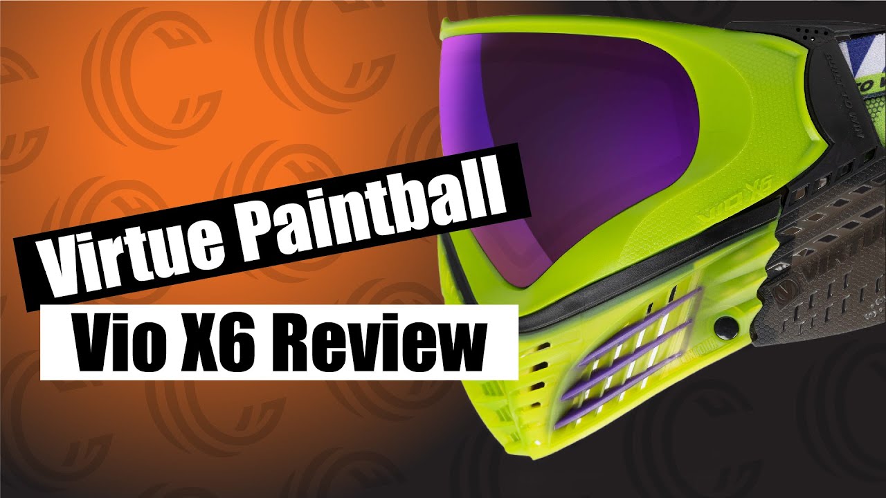 Are the Virtue Vio X6 the Most Complete Goggles in Paintball? - YouTube