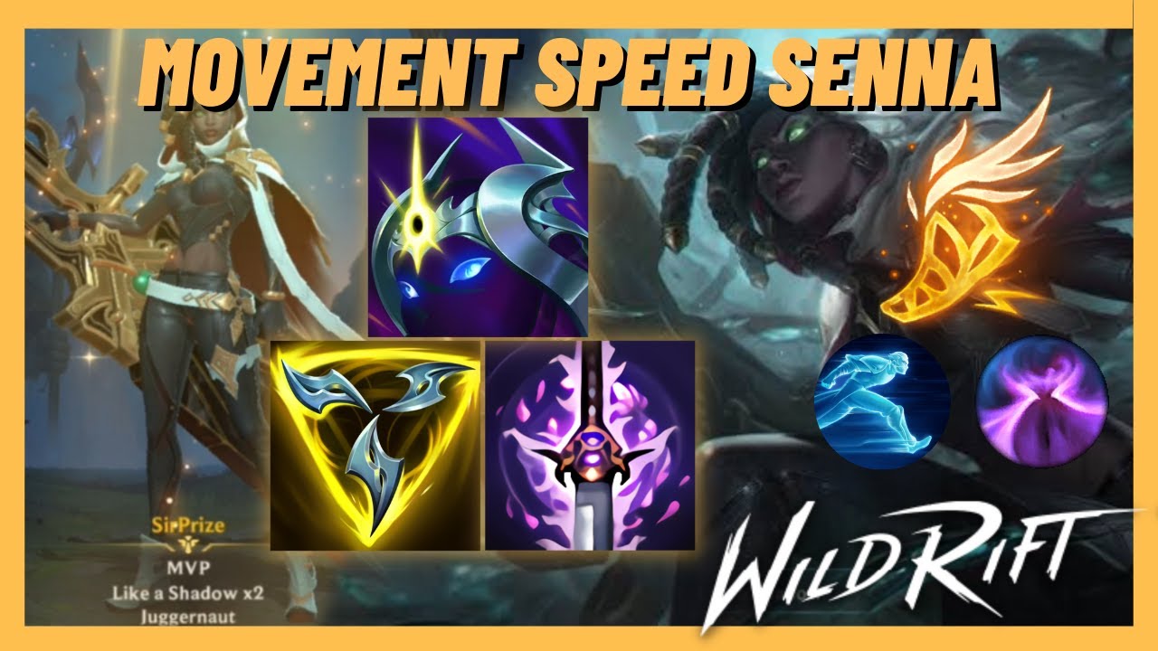MY NEW!! FULL MOVEMENT SPEED SENNA BUILD IS FUN! | WILD RIFT - YouTube