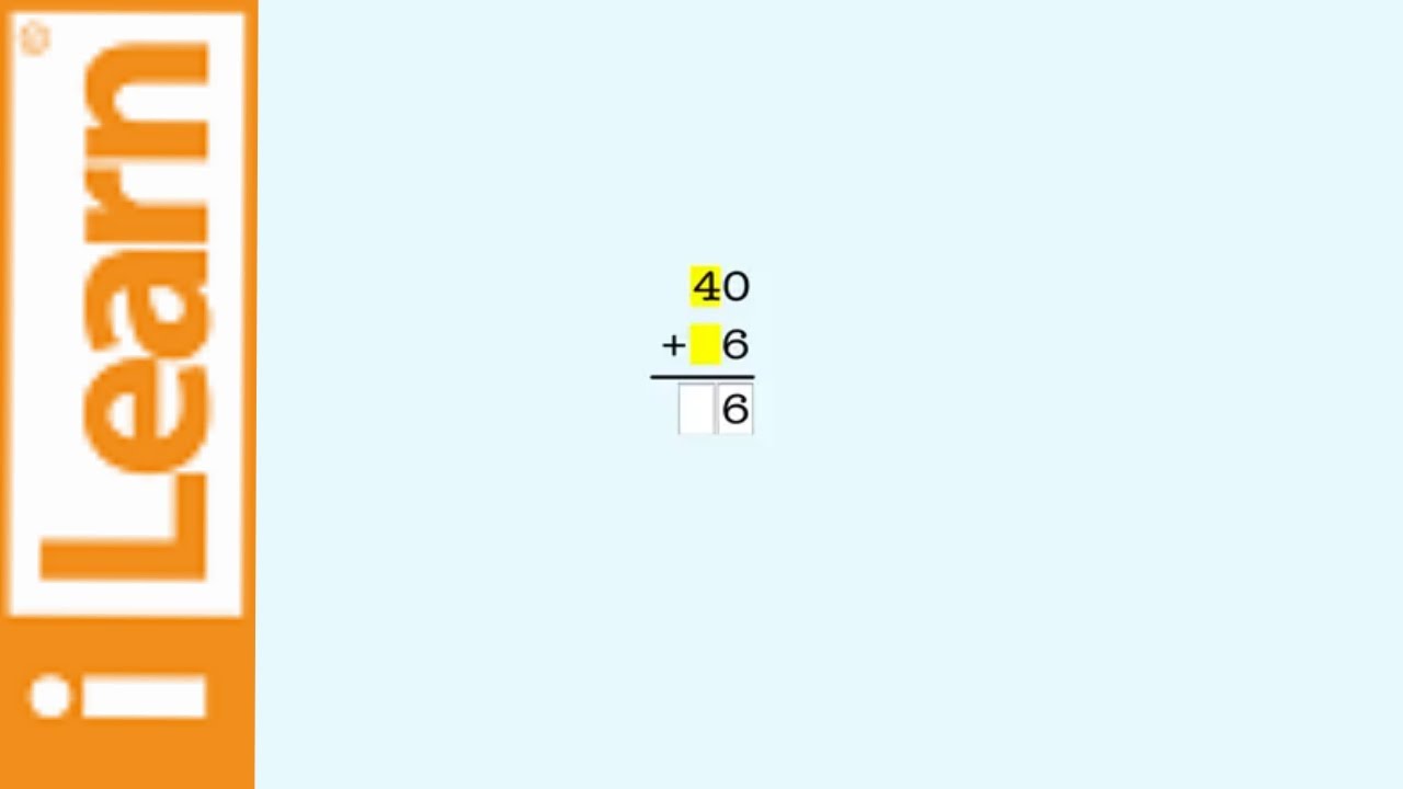 Adding tens and 1-digit numbers without regrouping - YouTube