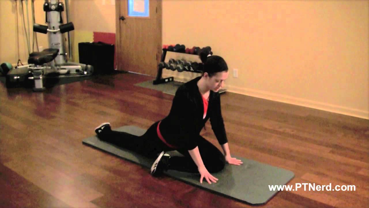 Leg Tuck Hip Stretch - Personal Training Exercise of the Day - YouTube