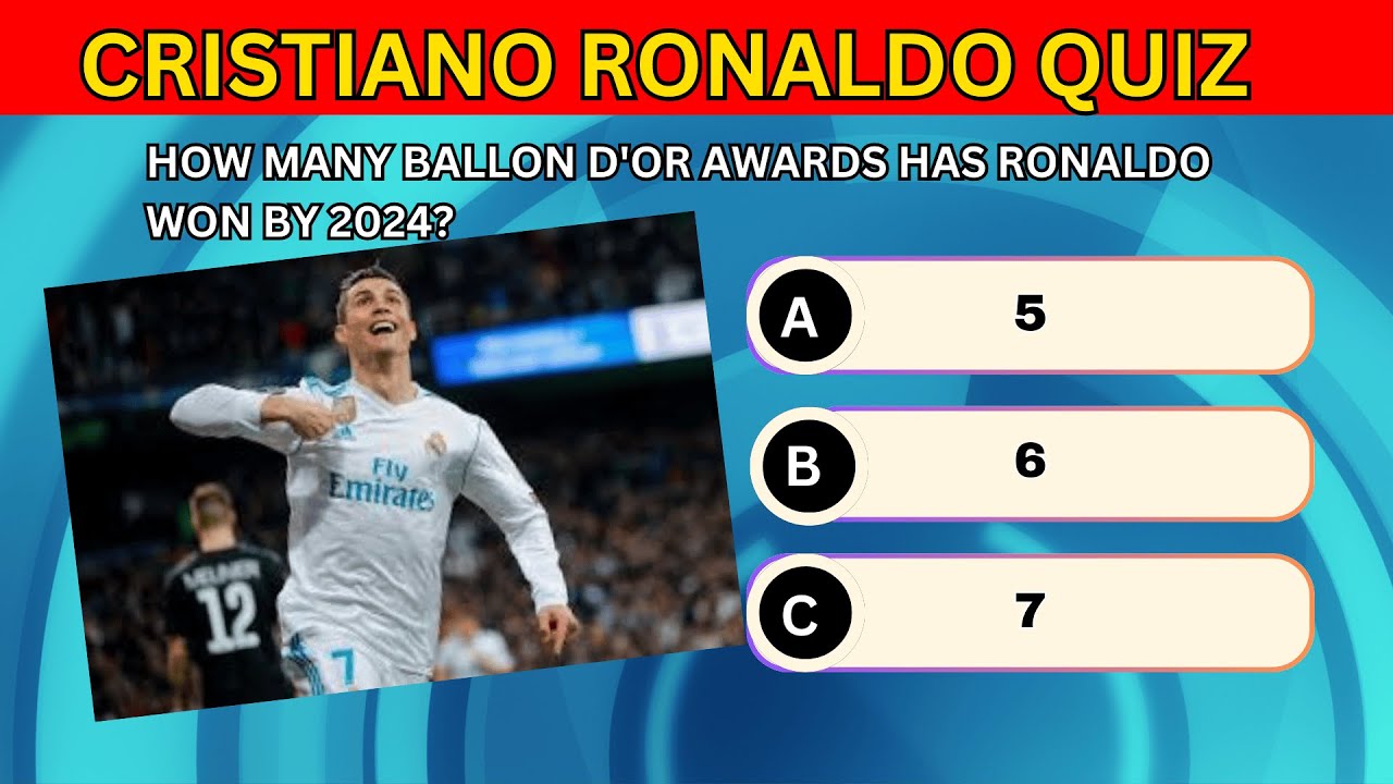 The Ultimate Cristiano Ronaldo Quiz - YouTube