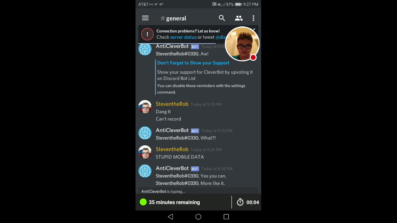 CleverBot Madness on Discord - YouTube