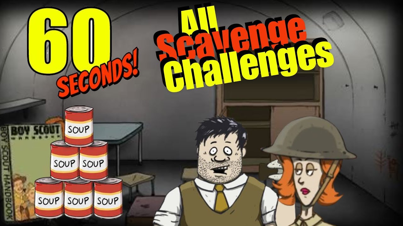 I Scavenged EVERYTHING in 60 Seconds! | Scavenge Challenge COMPILATION ...