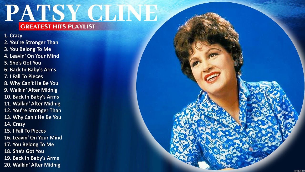 Patsy Cline Greatest Hits 🎶 Patsy Cline Playlist 🎶 Back In Baby's Arms ...