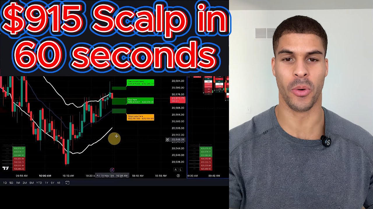 I made $915 in 60 seconds scalping - YouTube