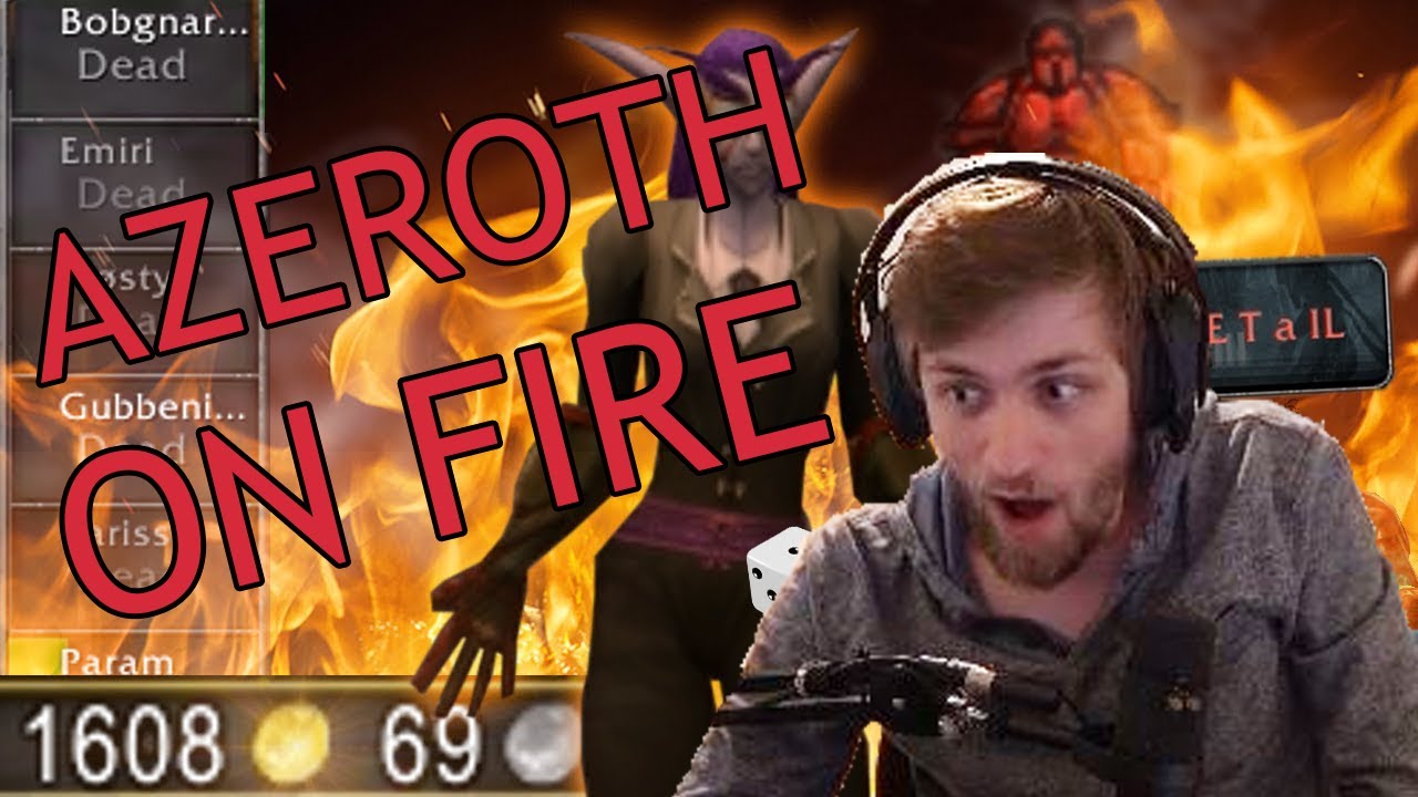 Sodapoppin REACTS to UberDanger "AZEROTH ON FIRE" | World of Warcraft ...