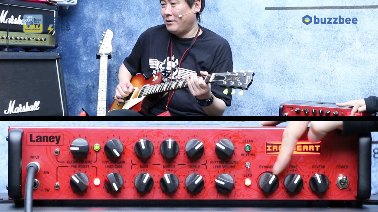 레이니 Laney 기타앰프 IRT STUDIO SE 15W + Laney 캐비넷 GS112V - YouTube