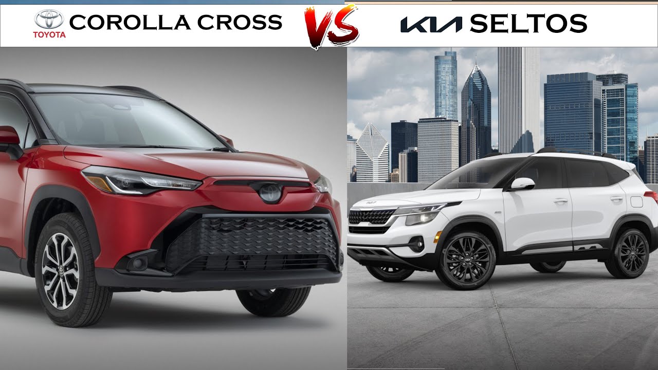 New Toyota Corolla Cross VS the Kia Seltos 2024 Comparison - YouTube