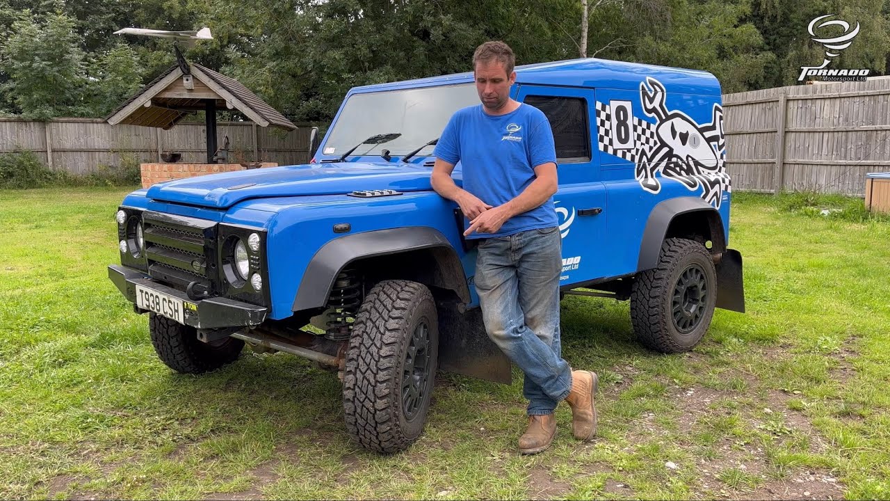 How I widened my landrover Defender axle without using offset wheels or ...