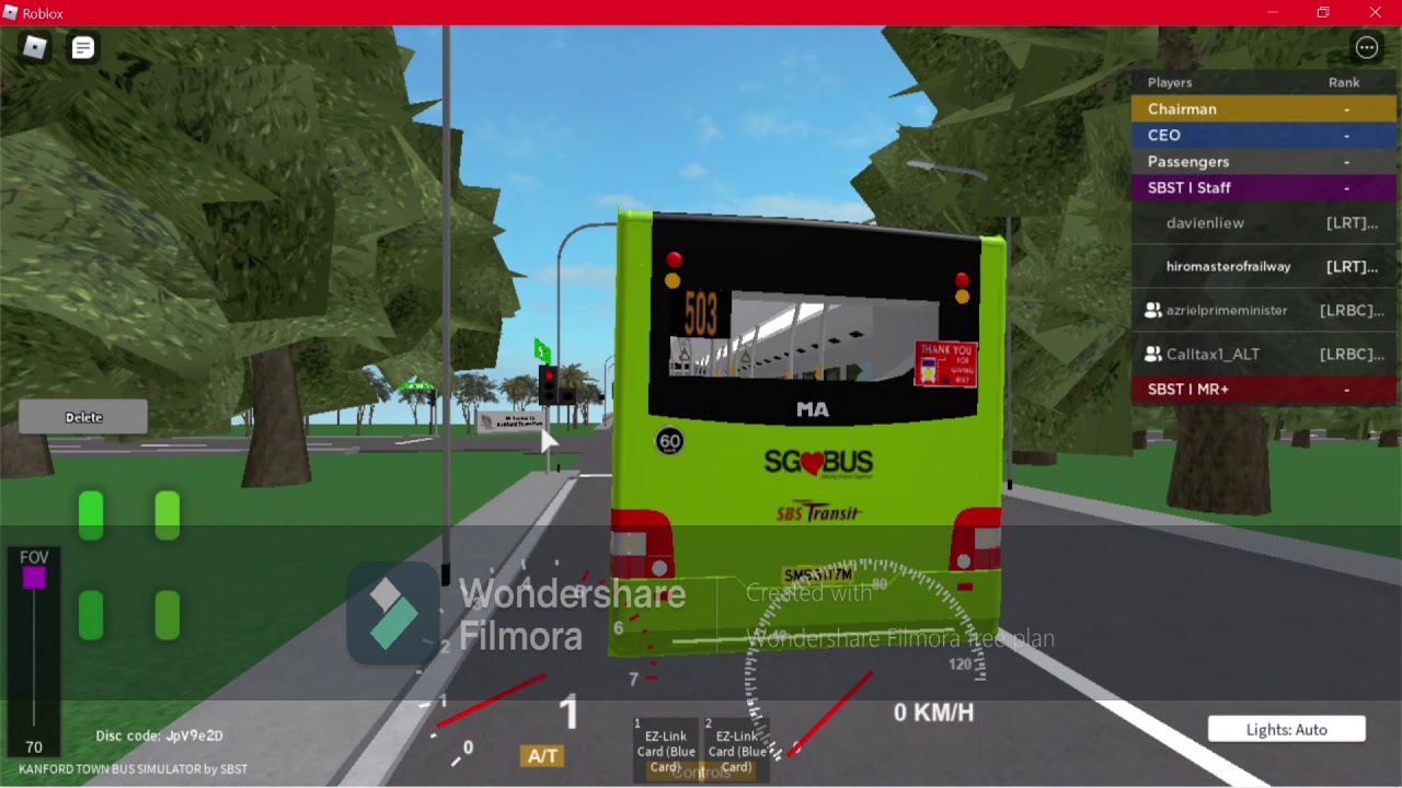 [Roblox] Singapore Bus Service Transit Roblox Kanford Town Bus ...