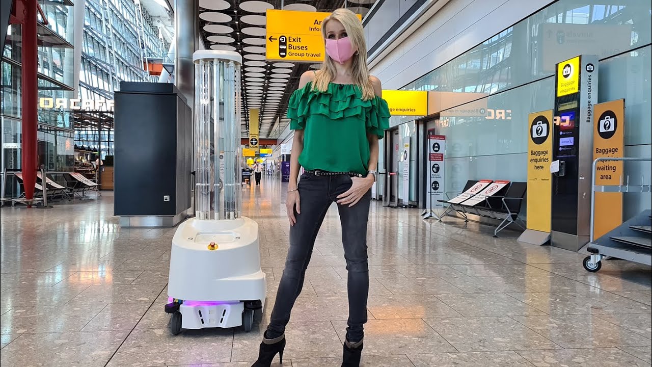 The Robots Keeping Heathrow Covid Safe - BBC Click - YouTube