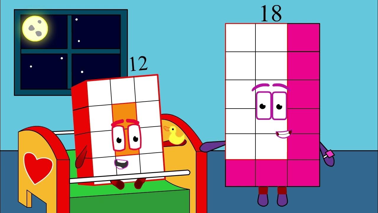 [ANIMATION STORY] Numberblocks 18 Taking Care of Baby 12 Is Too ...