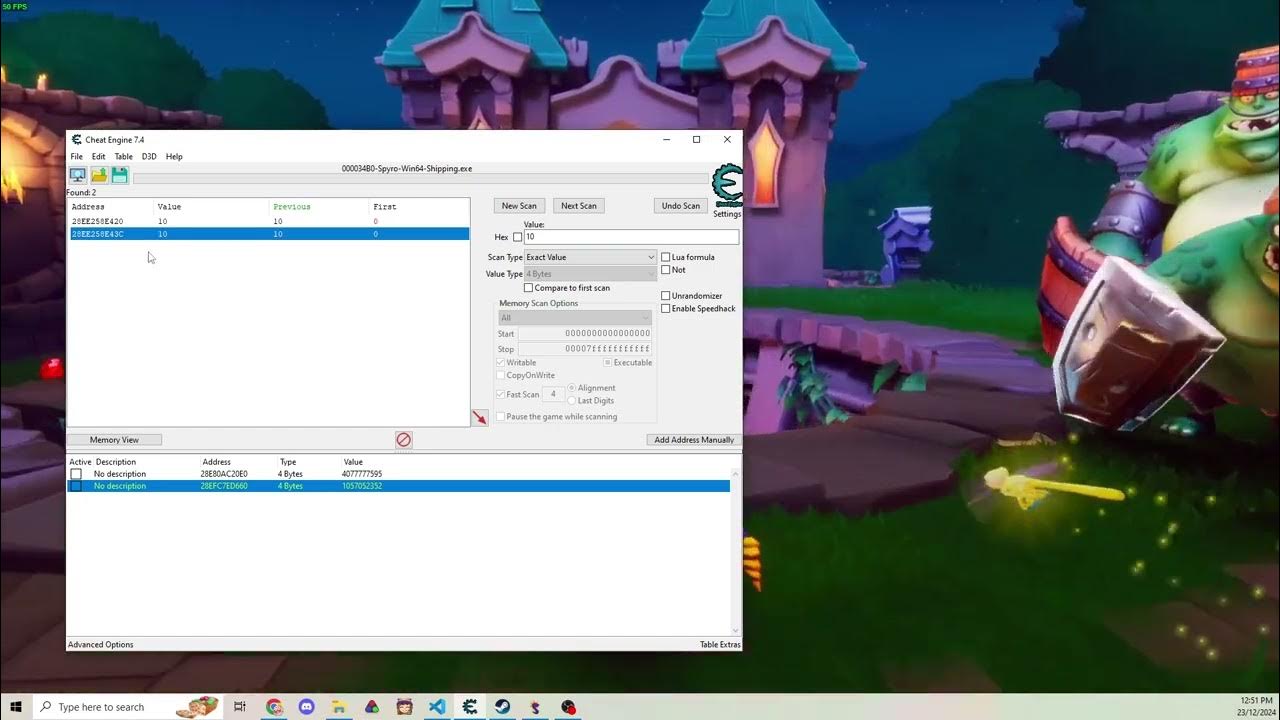 How to find Pointers for Livesplit Autosplitters using Cheat Engine - YouTube