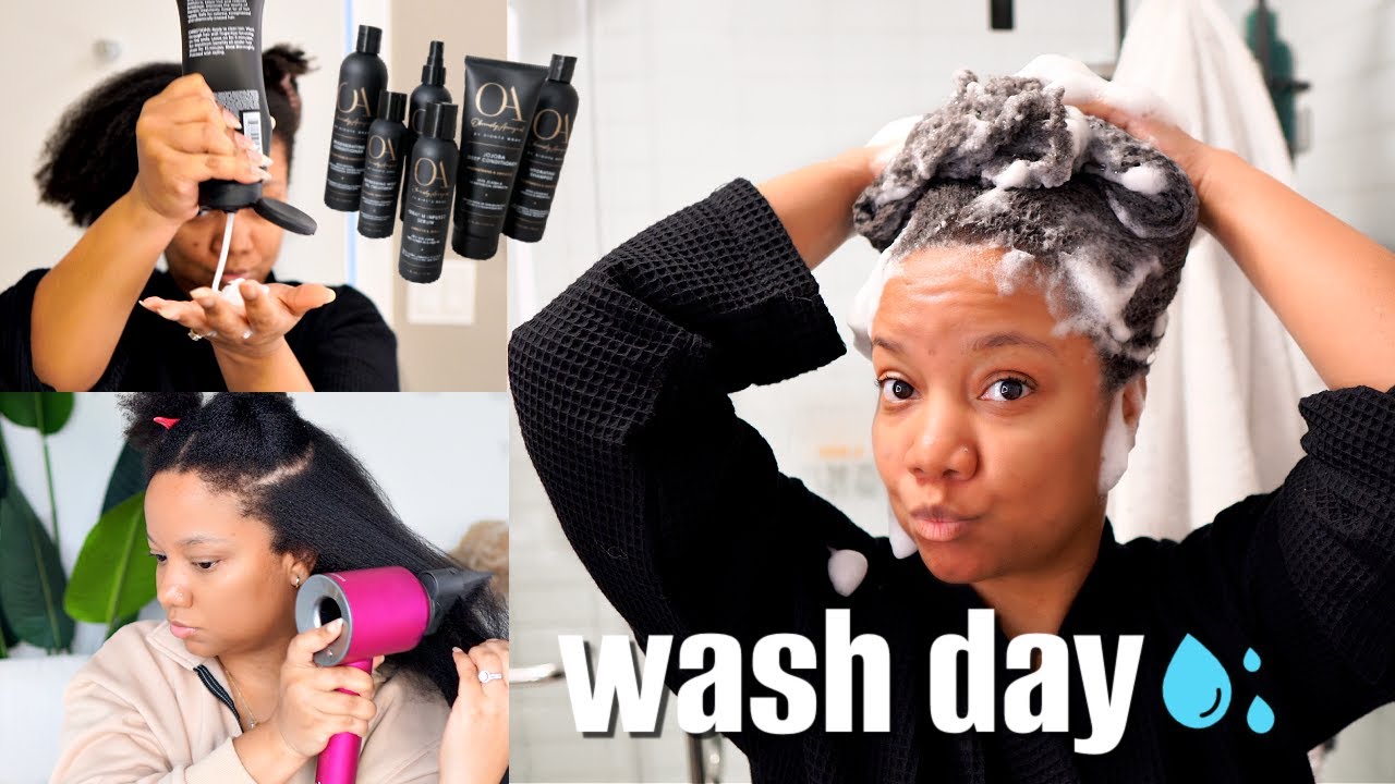 Let's WASH MY NATURAL HAIR 😲 Celebrity Hairstylist Arrogant Tae's New ...