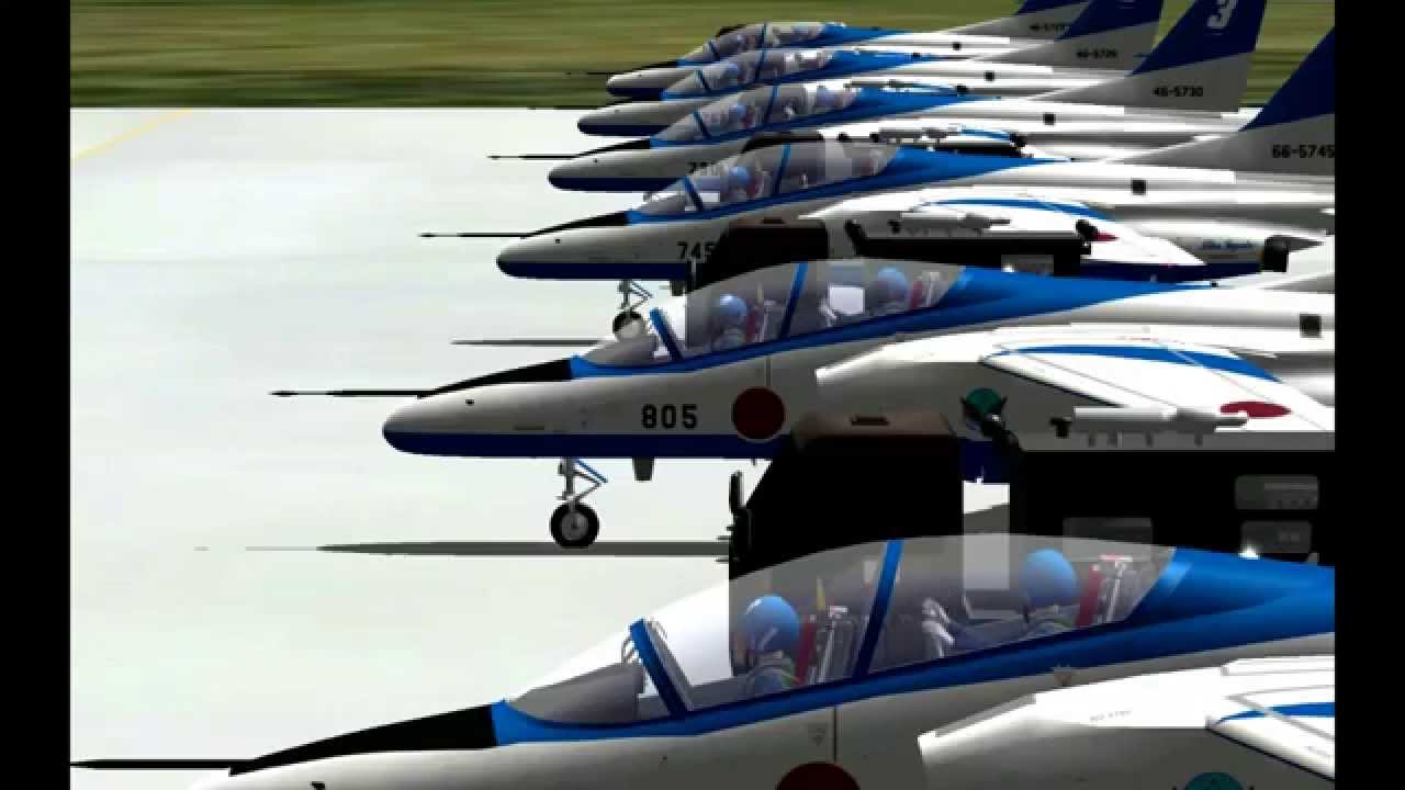 Virtual Blue Impulse 2014 Promo - YouTube