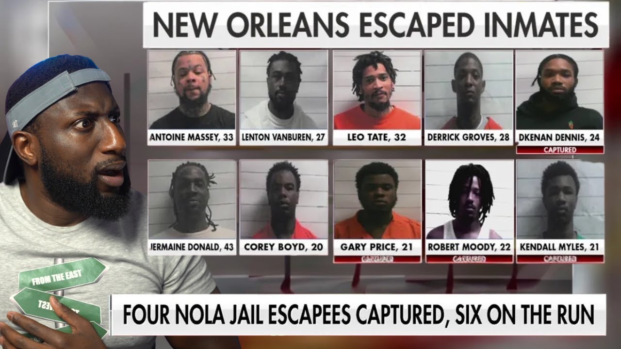 PRISON BREAK In Real Life | 10 Inmates Escaped From Jail In New Orleans ...
