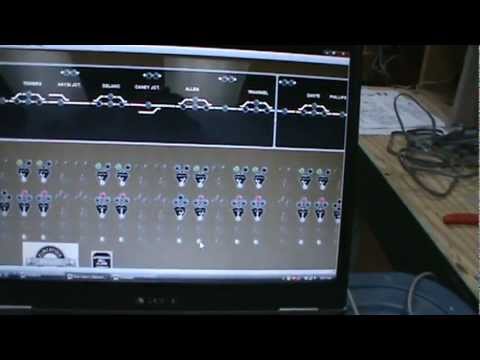 JMRI CTC Panel Signals in action - YouTube