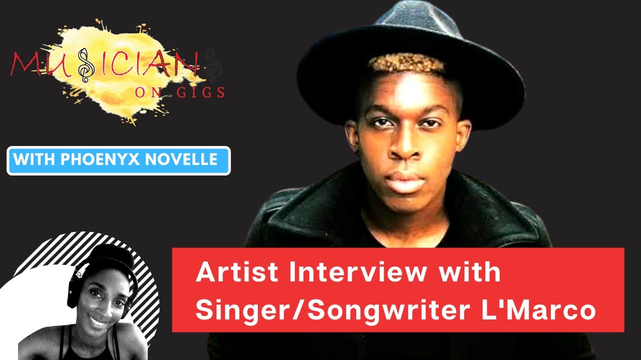 Musicians On Gigs: L'MARCO Artist Interview. Singer/Producer!!! - YouTube
