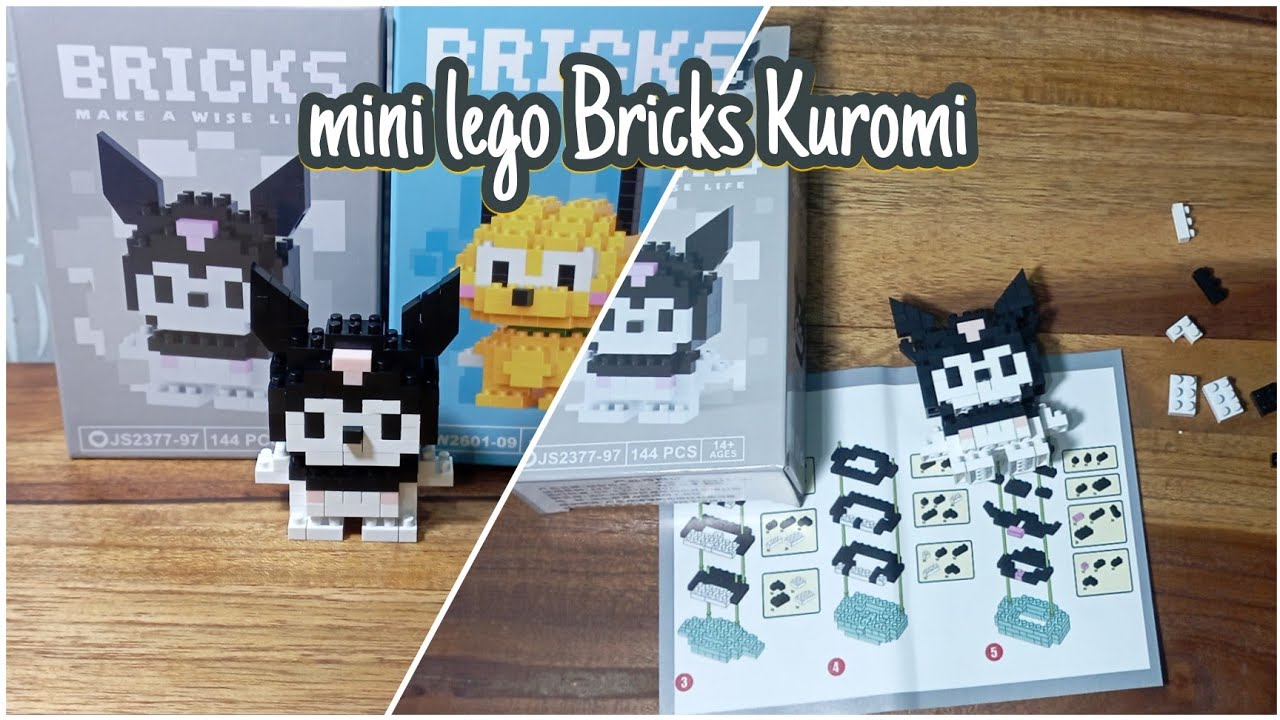 mini lego Bricks Kuromi - YouTube