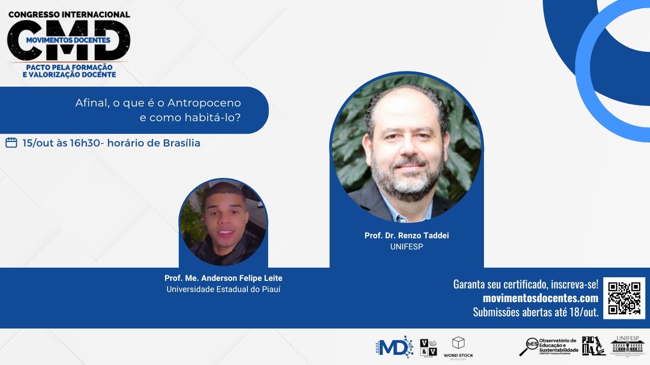 CMD | Afinal, o que é o Antropoceno e como habitá-lo? - Prof. Dr. Renzo Taddei - YouTube