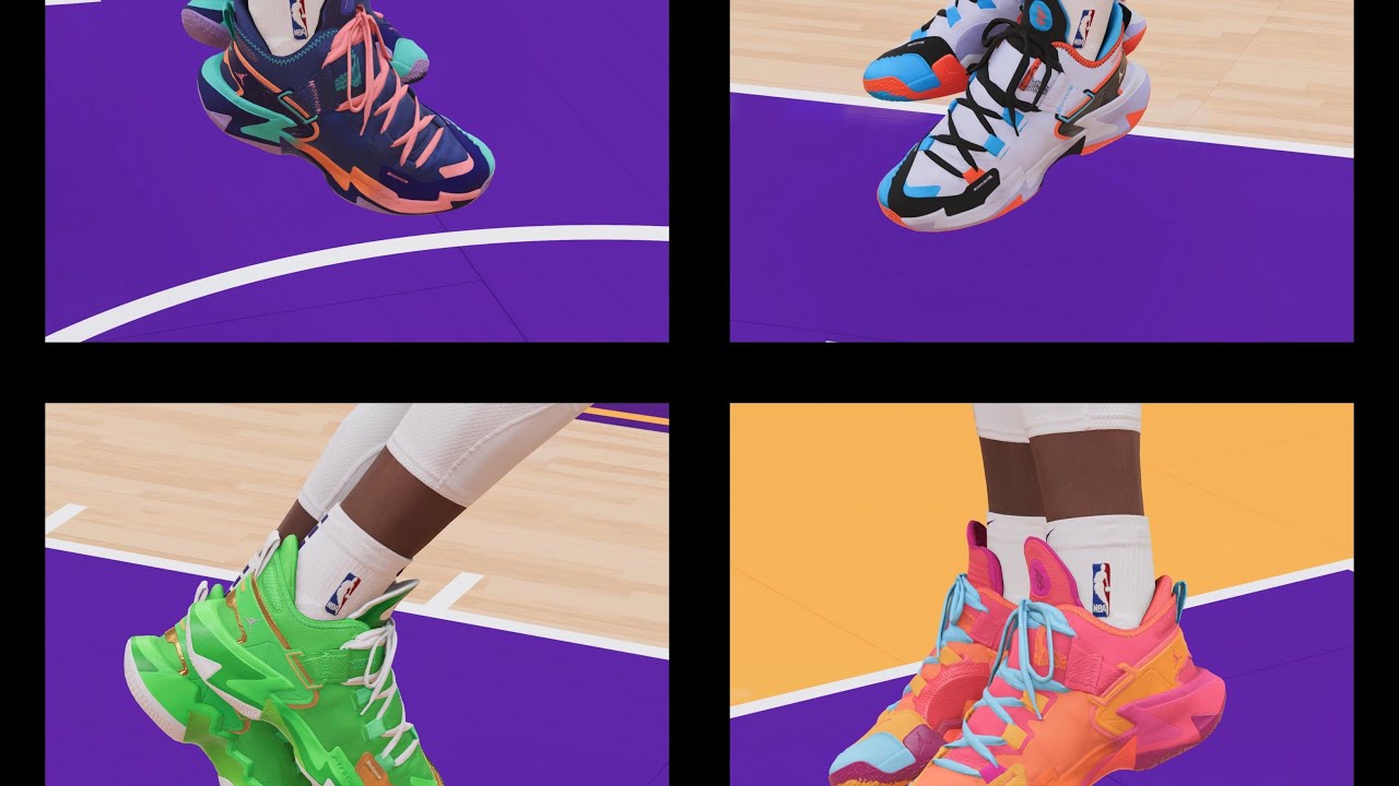 NBA 2K23 Next Gen Shoe Creator Jordan Why Not Zer0.5 Pack - YouTube