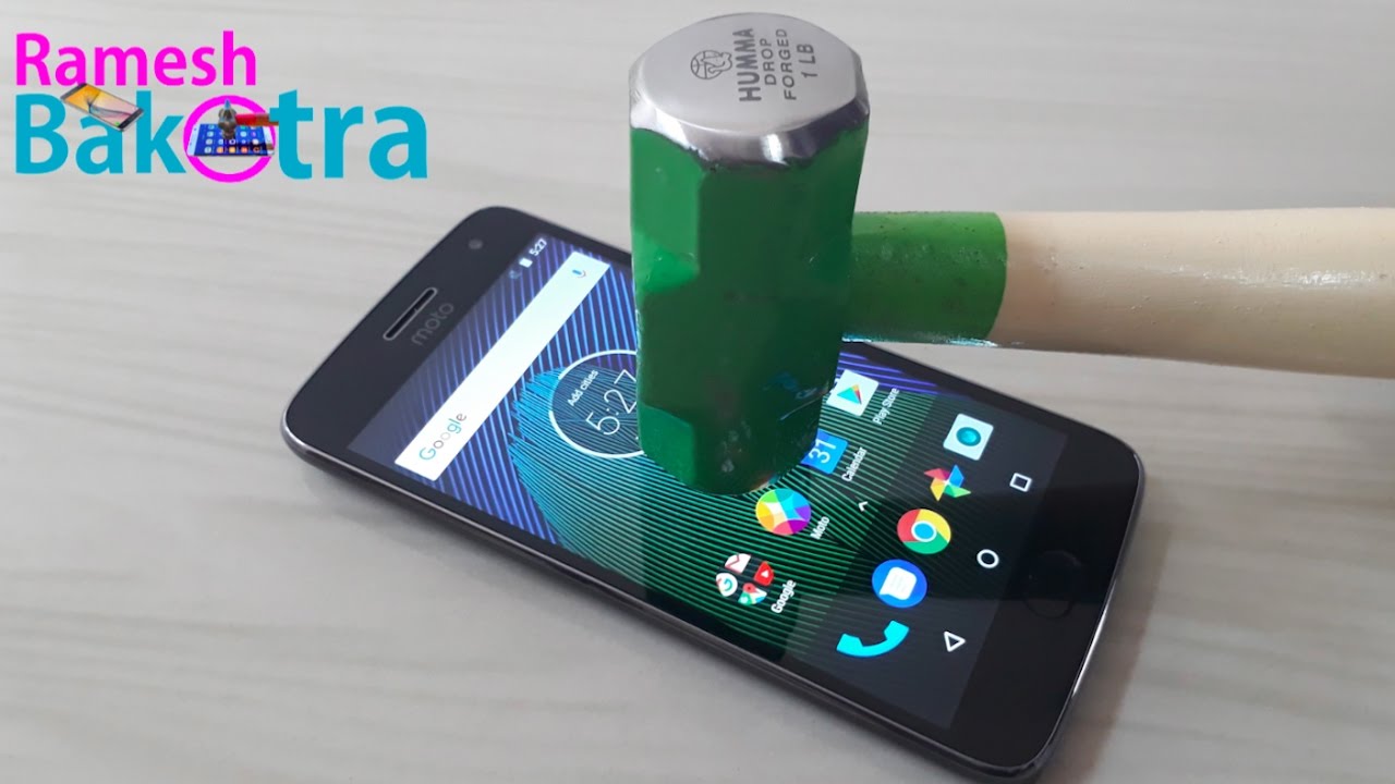 Moto g5 Plus Screen Scratch Test Gorilla Glass 3 - YouTube
