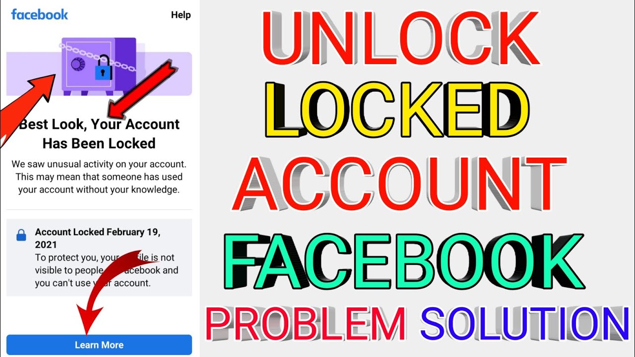 Facebook account locked how to unlock || your account has been locked ...