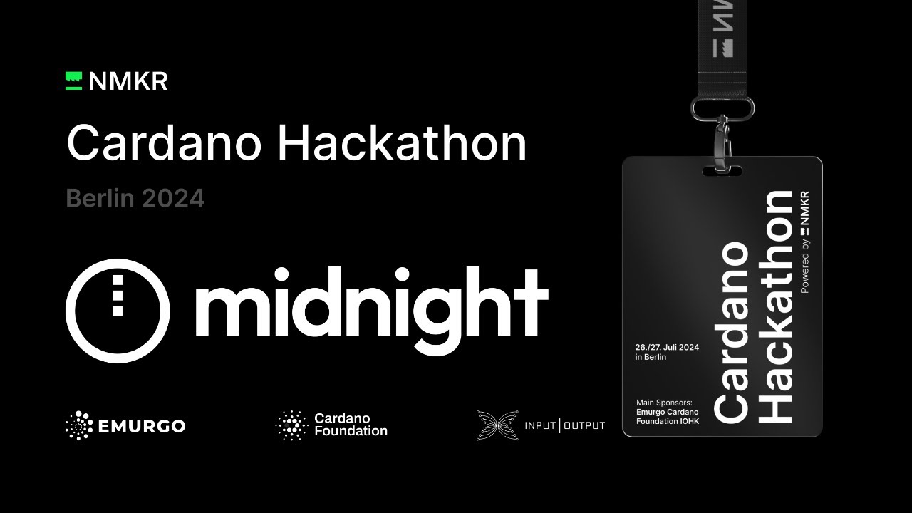 Midnight @ Cardano Hackathon Berlin 2024 - YouTube