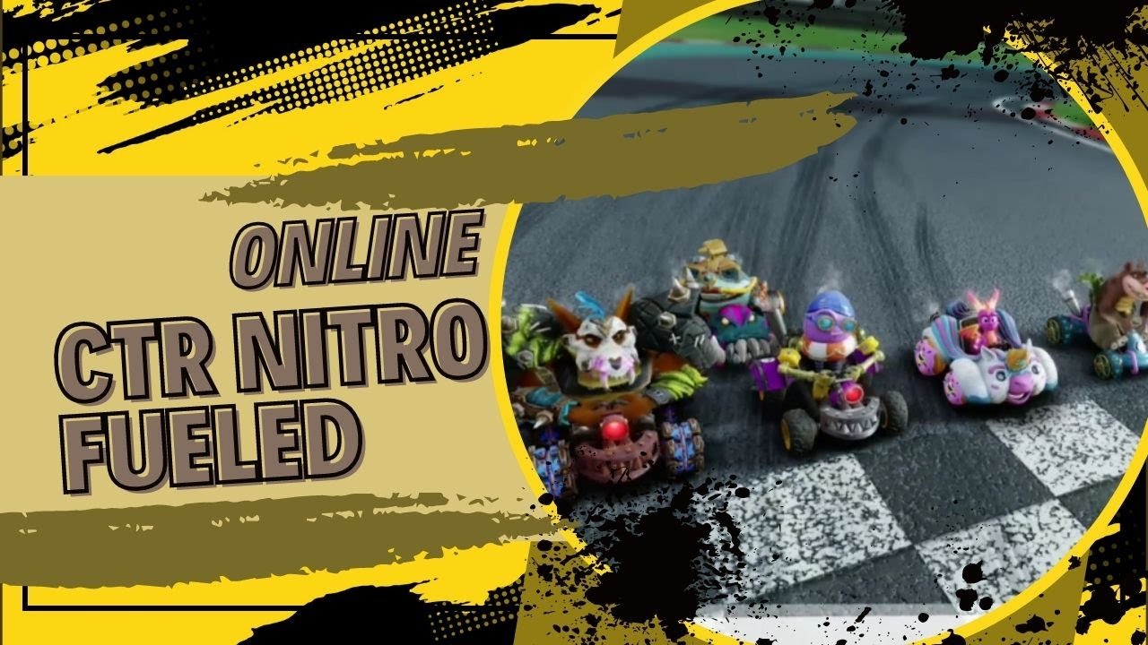 CTR Nitro Fueled - Primeira corrida online - YouTube