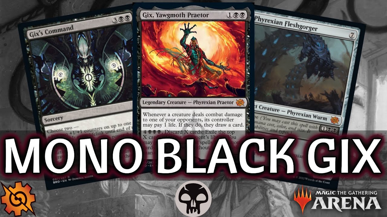 ⚫Mono Black Gix | Santyaga_TV MTG Arena | Explorer | BO3 | Brother's ...