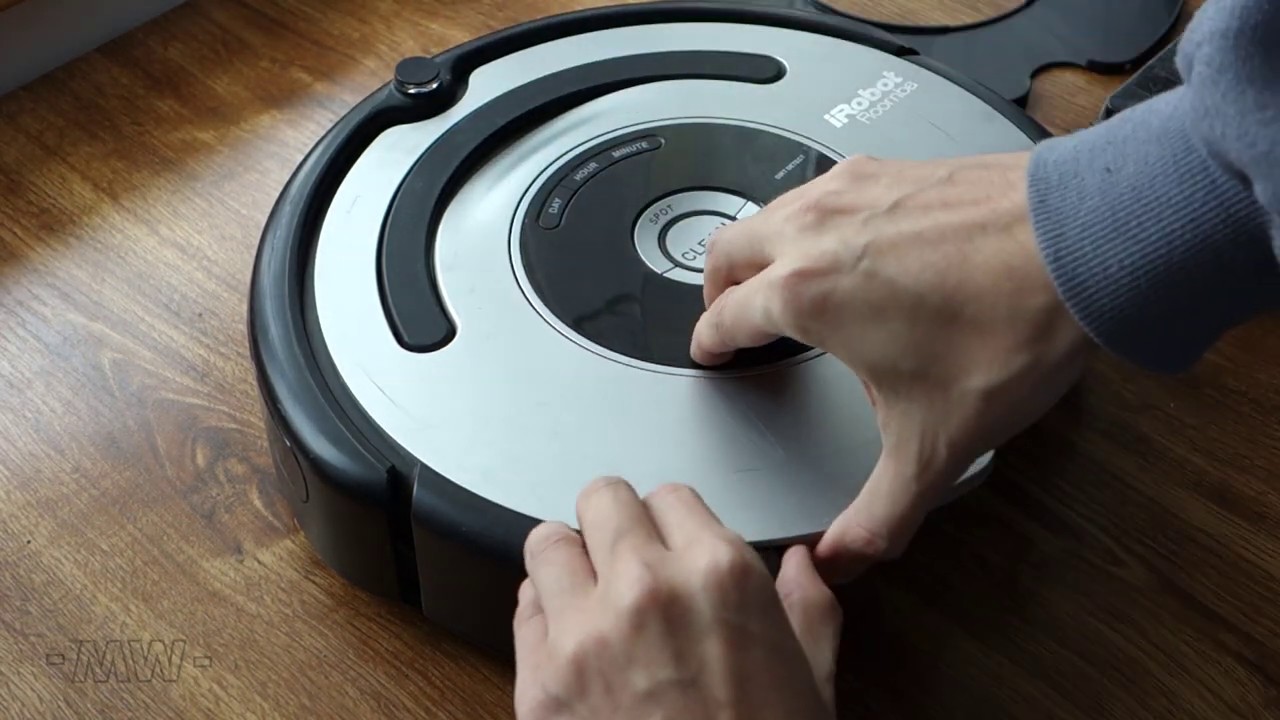 Replacing the Roomba top cover. - YouTube