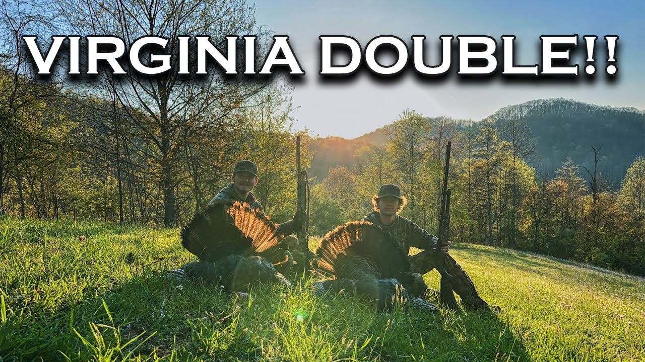 Virginia BACKYARD DOUBLE!! Turkey Hunting In Virginia - YouTube